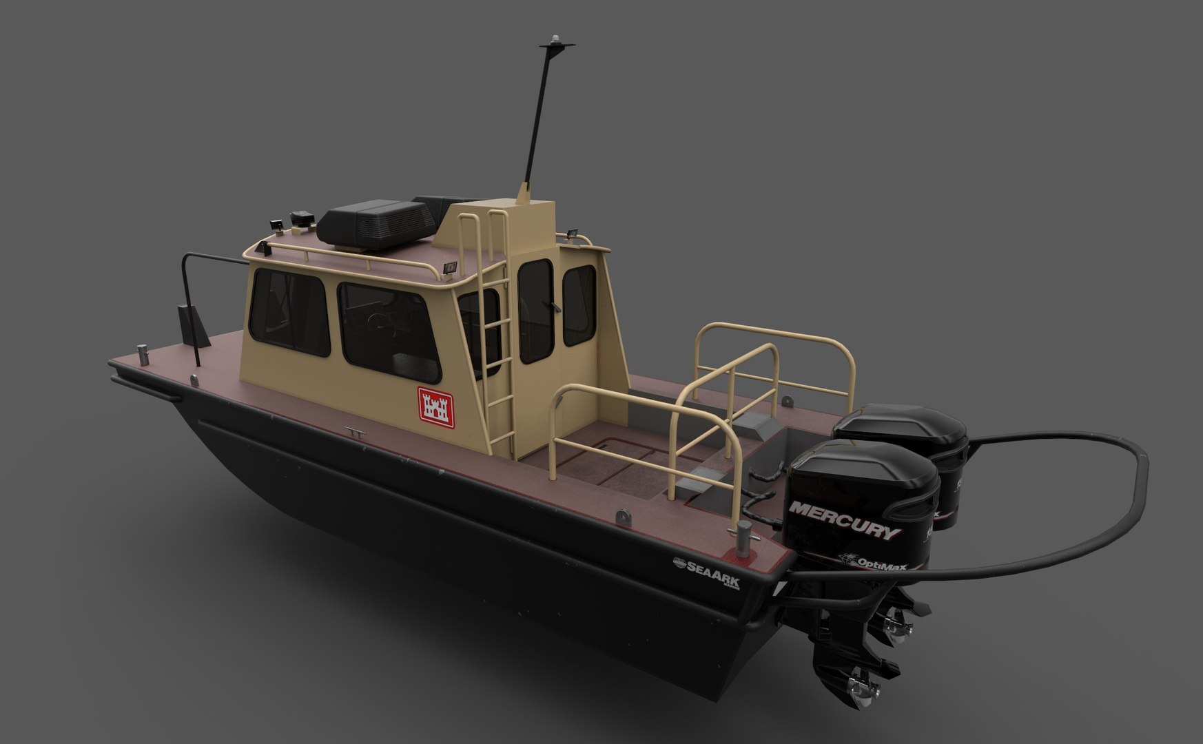 3D SeaArk Little Giant - TurboSquid 2121935