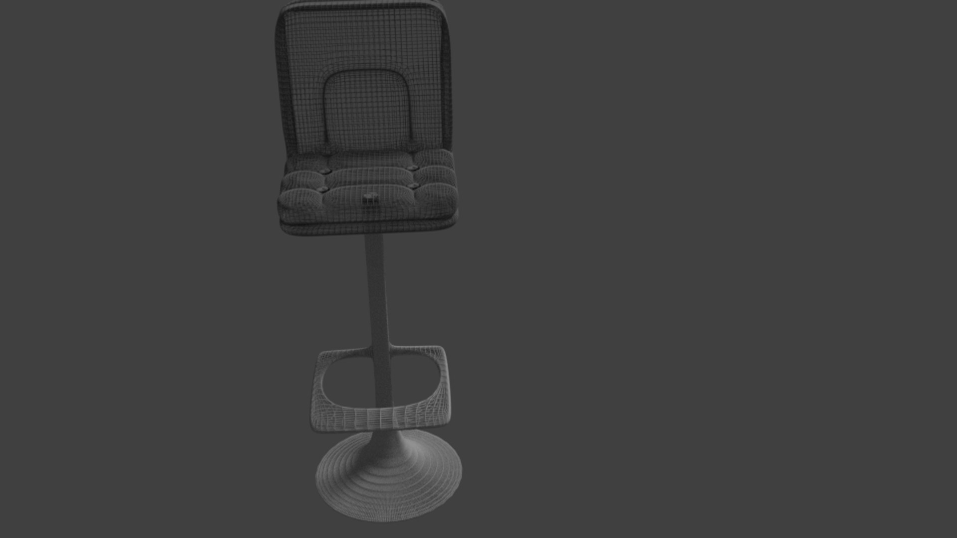 3d Stool Model