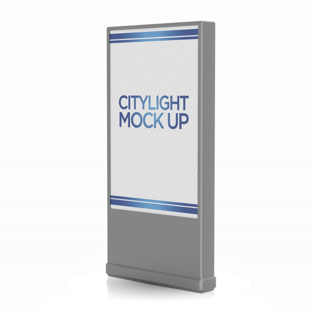 Citylight Advertising 3D Model - TurboSquid 1328808