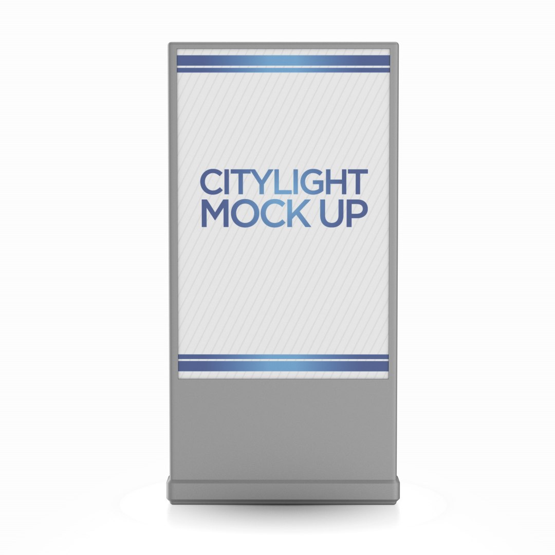 Citylight Advertising 3D Model - TurboSquid 1328808