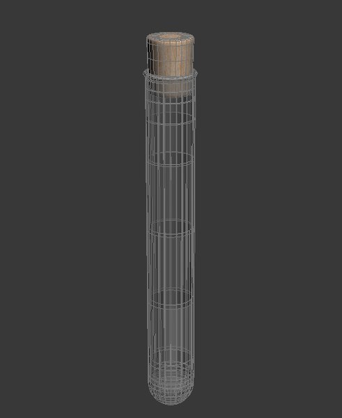 3ds max test tube