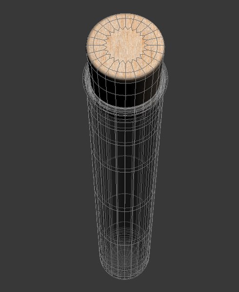 3ds max test tube