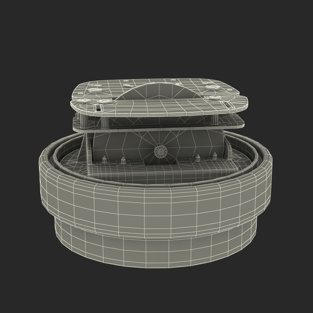 3d Model Analog Electricity Meter