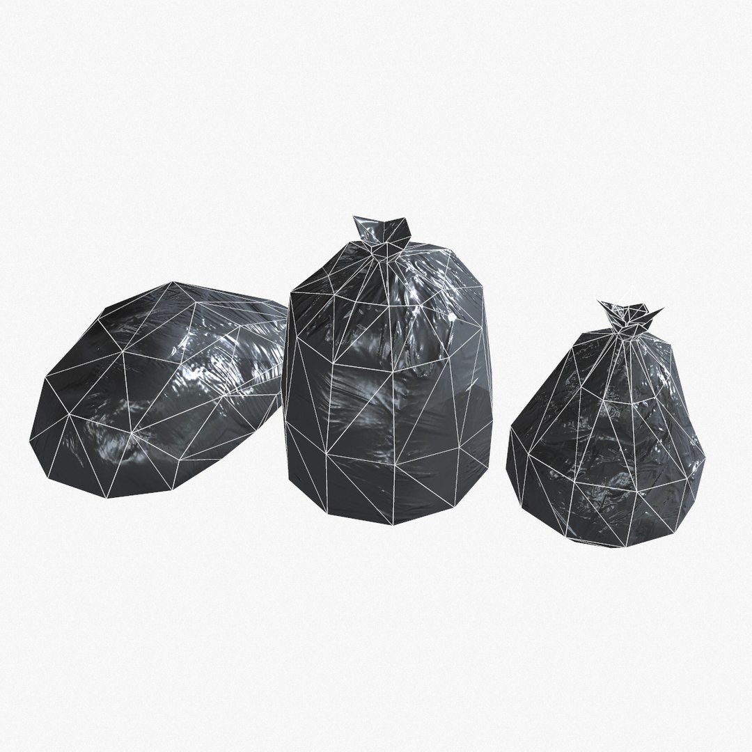 3d Ready Garbage Bags Model