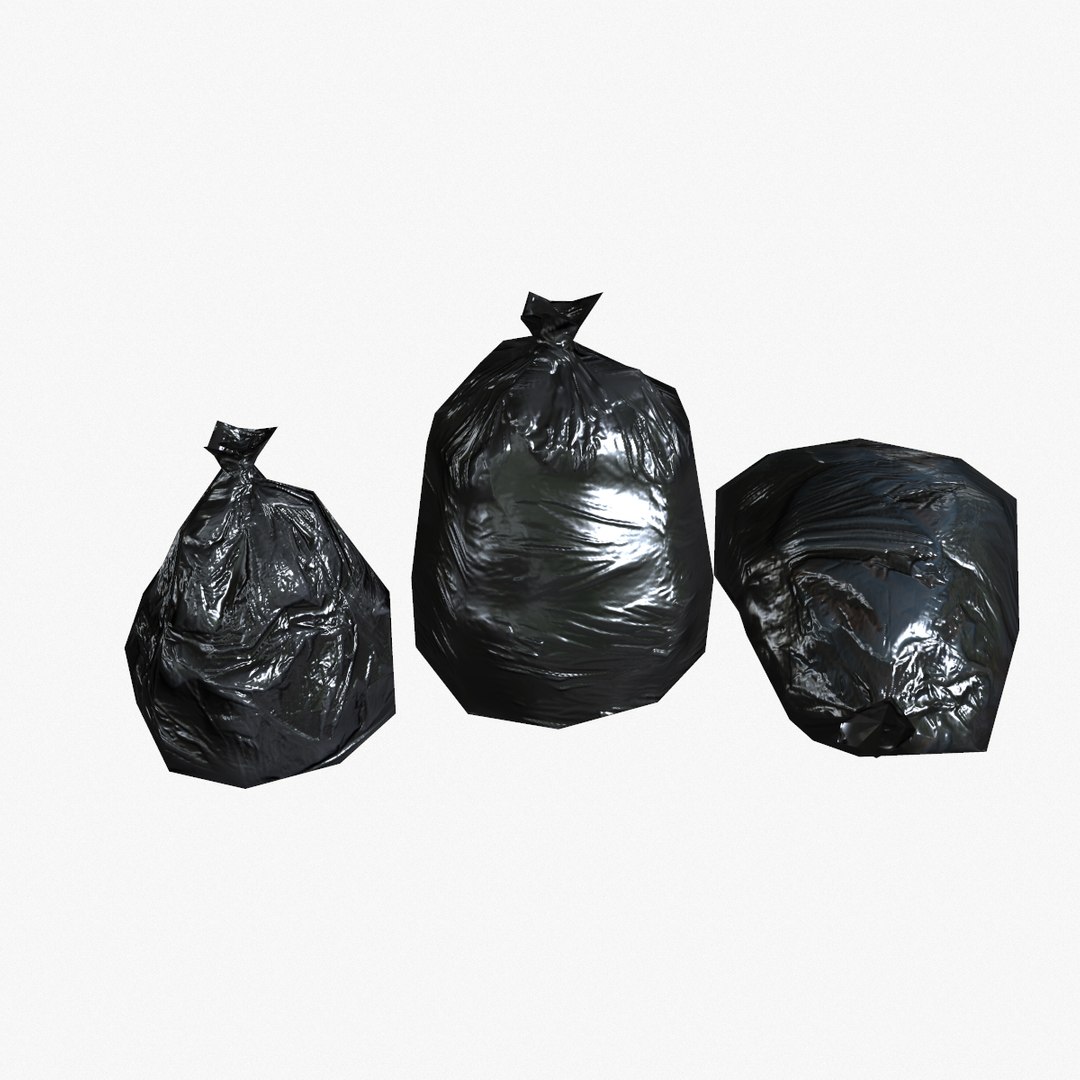 3d Ready Garbage Bags Model