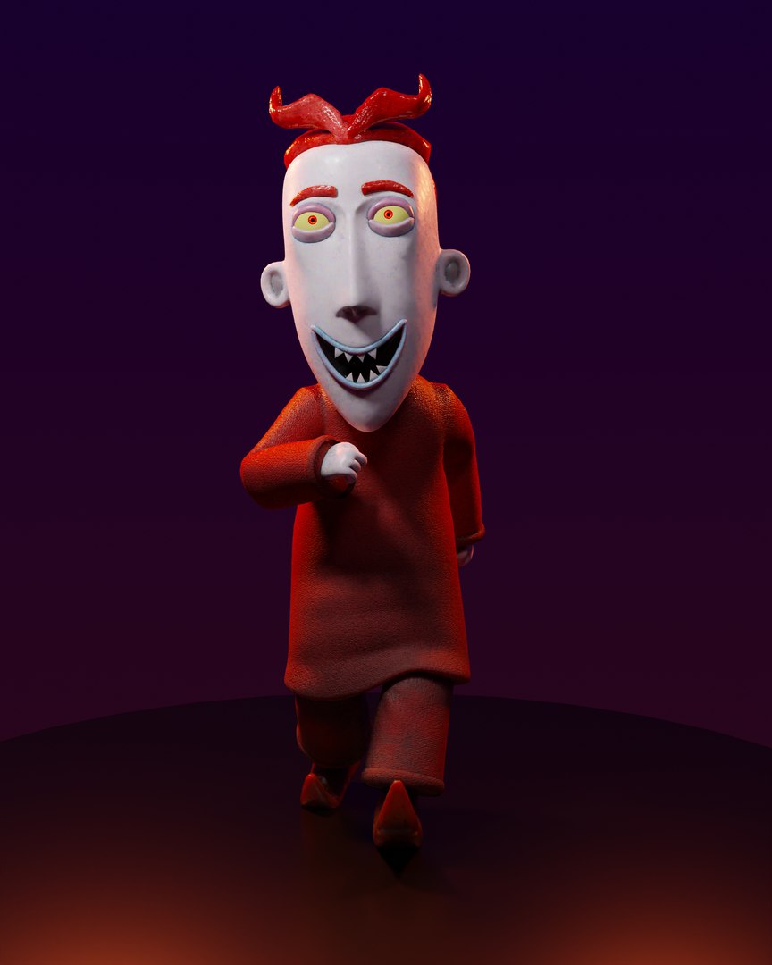 modelo 3d Lock kid character rigged - TurboSquid 2033221