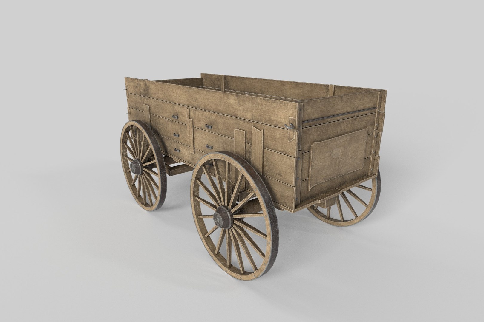 Medieval Cart Asset 3D model - TurboSquid 1742651