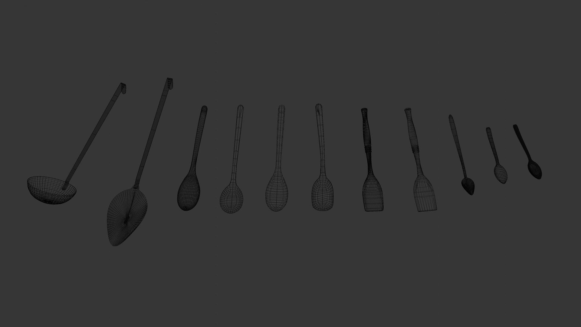 Spoon 3D Model Collection 3D - TurboSquid 2050736