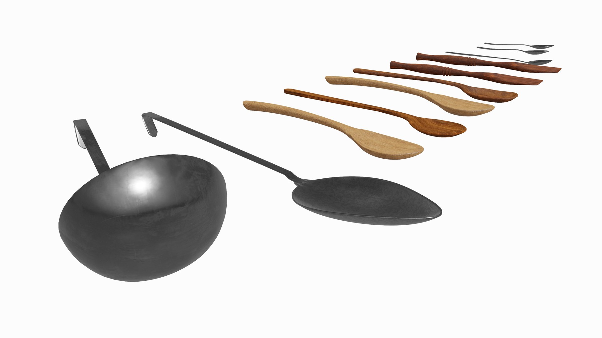 Spoon 3D Model Collection 3D - TurboSquid 2050736