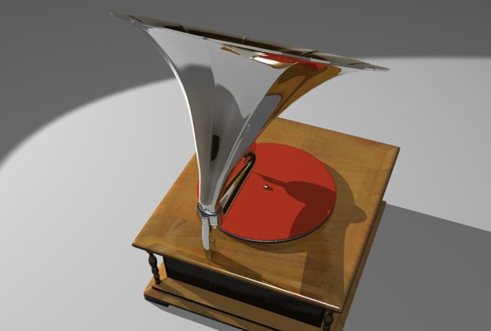 3d Phonograph Model