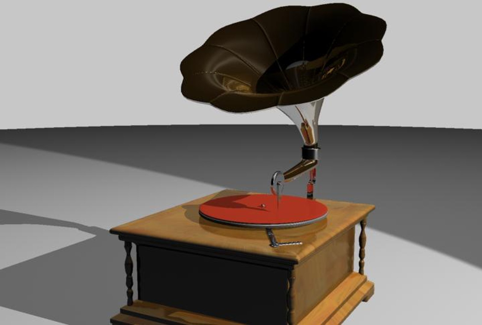 3d Phonograph Model