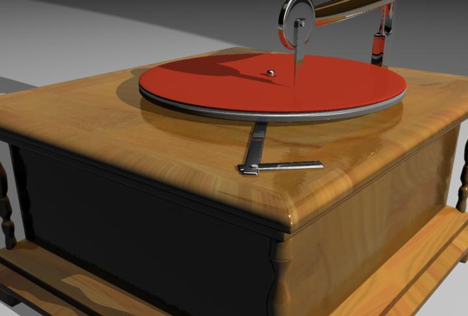 3d Phonograph Model