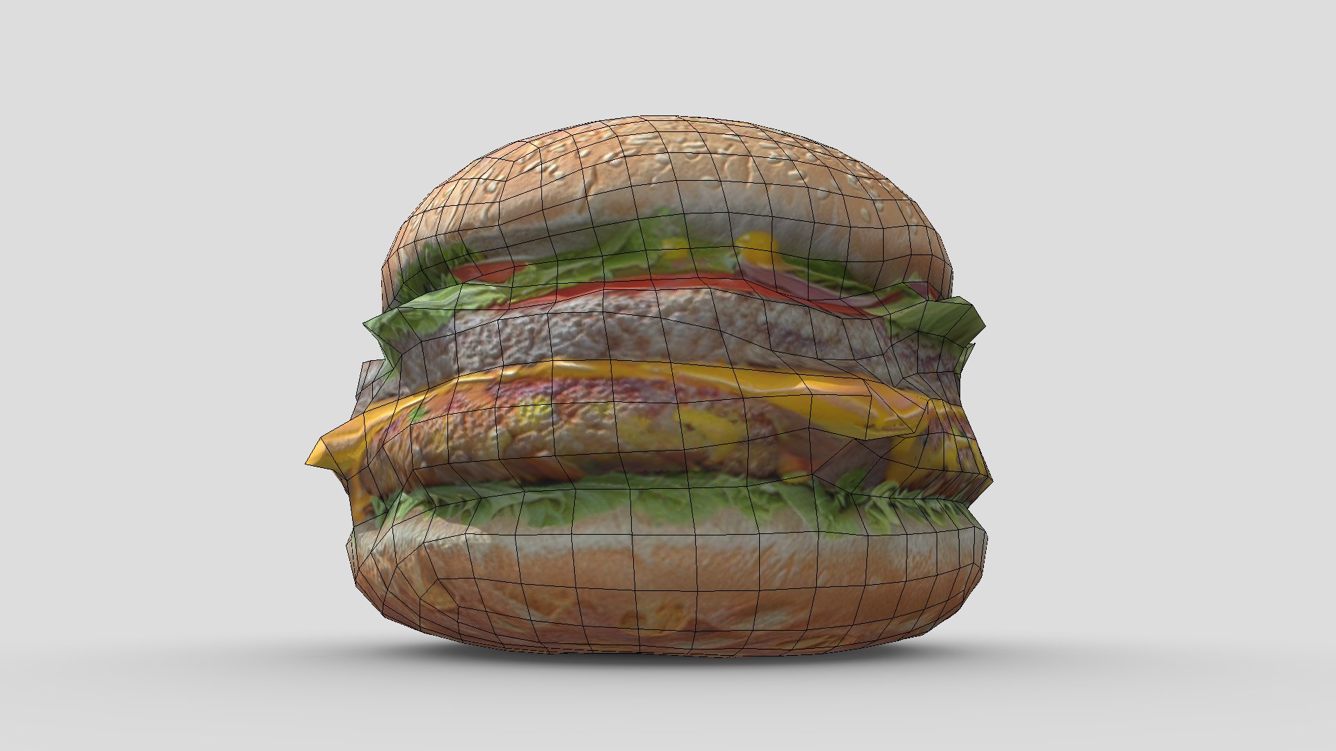 Hamburger 3D Model - TurboSquid 2209927