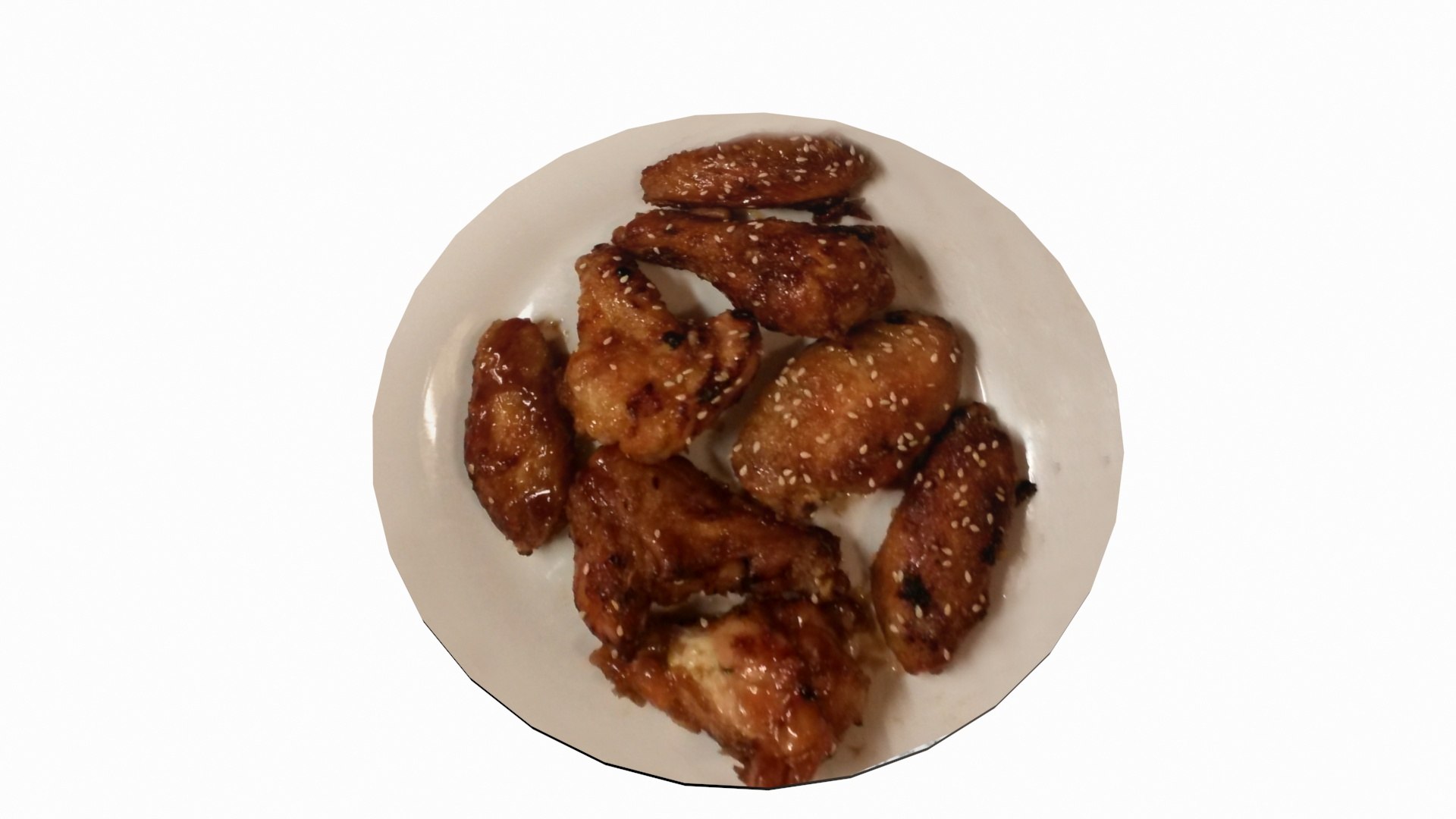 3D Chicken Wings - Honey Model - TurboSquid 1806465