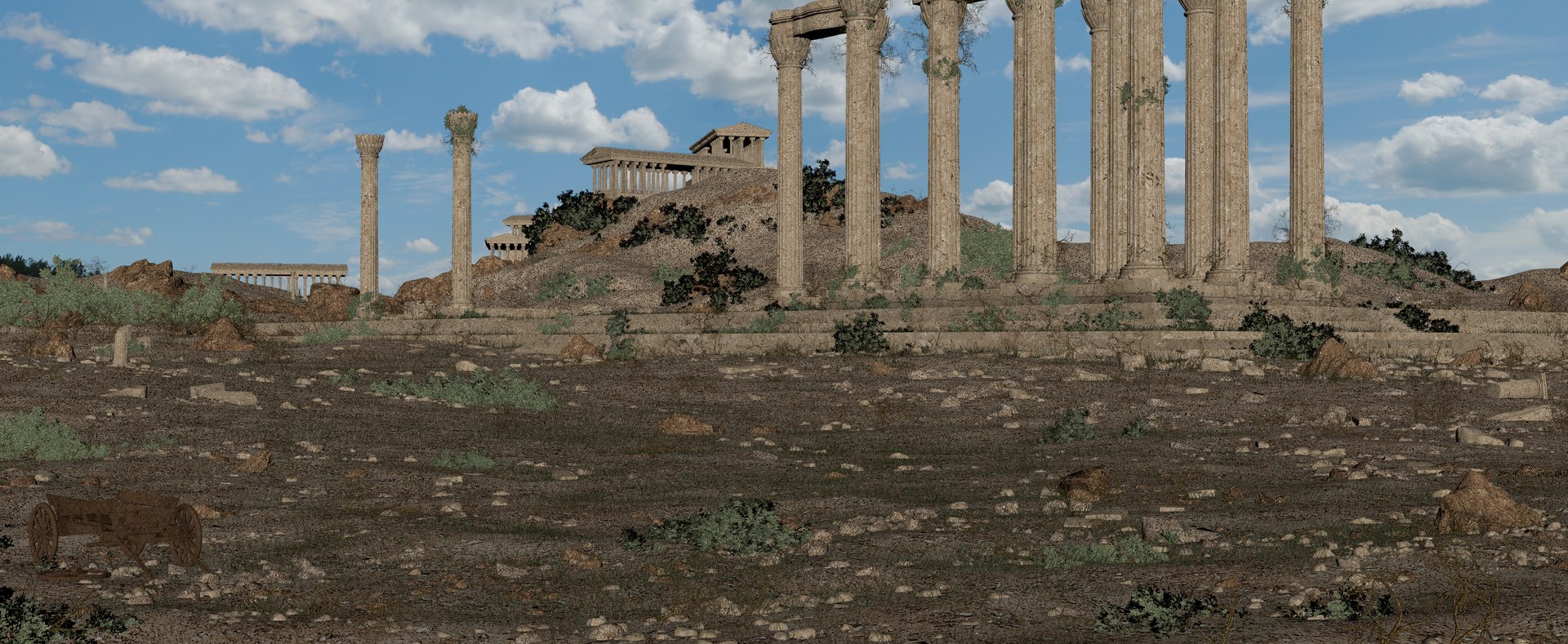 Temple Of Olympian Zeus Environment 3D - TurboSquid 2228701