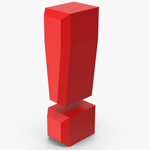 3D Exclamation Models - Browse & Download Formats - TurboSquid