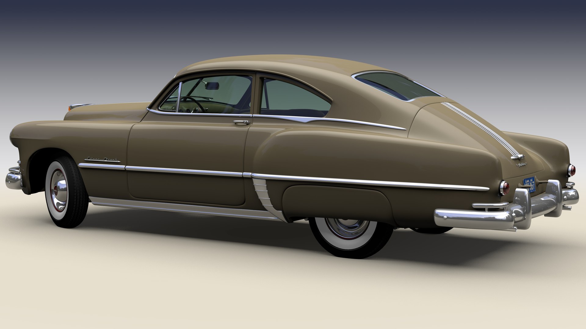 Pontiac Silver Streak Streamliner 1949 3D Model - TurboSquid 2036124