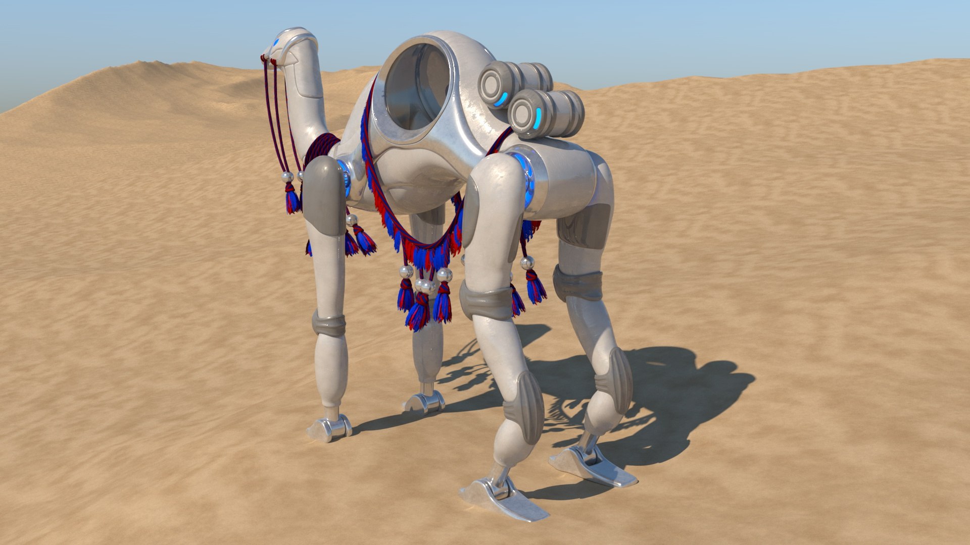 Sci-fi Camel 3D Model - TurboSquid 1617868