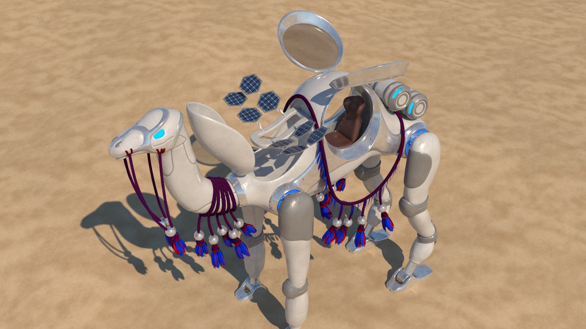 Sci-fi Camel 3D Model - TurboSquid 1617868