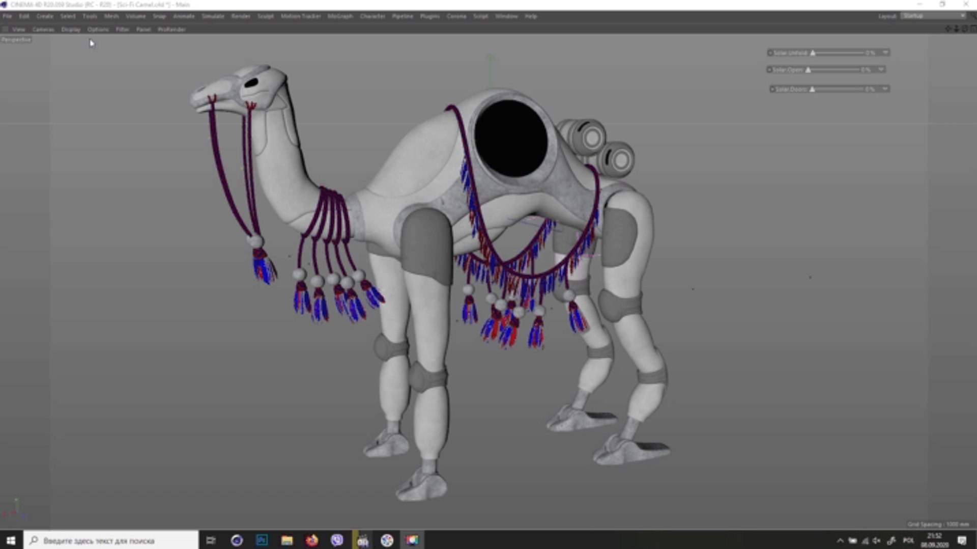 Sci-fi Camel 3D Model - TurboSquid 1617868