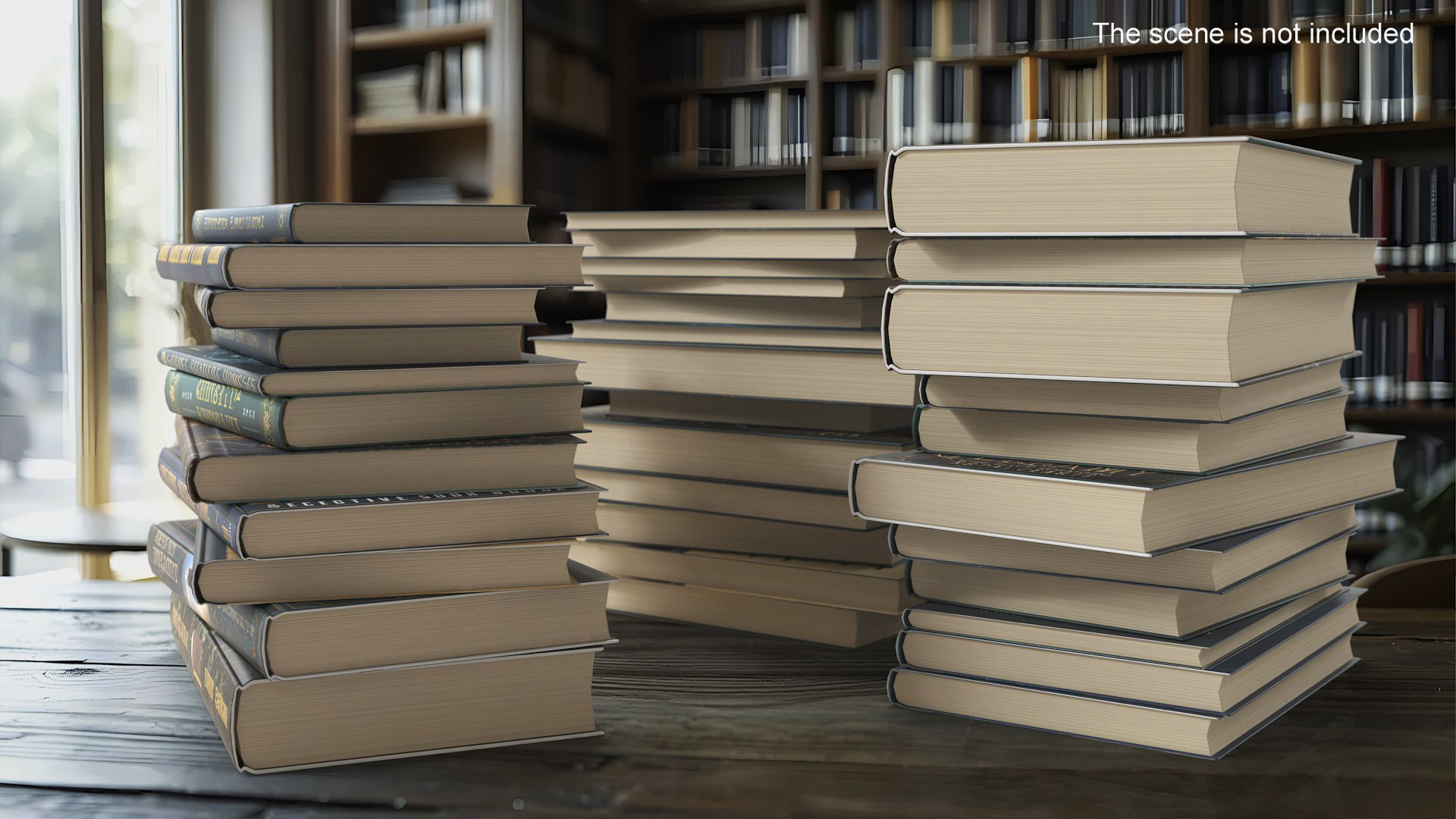 Detective Books Stack Model - TurboSquid 2284543