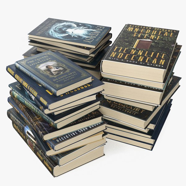 modelo 3d Pila de libros de detectives - TurboSquid 2284543