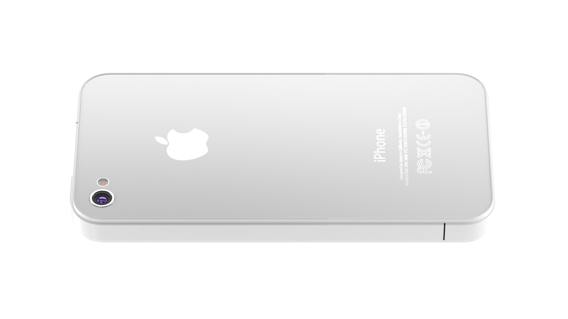 Apple IPhone 4 White 3D - TurboSquid 2073734