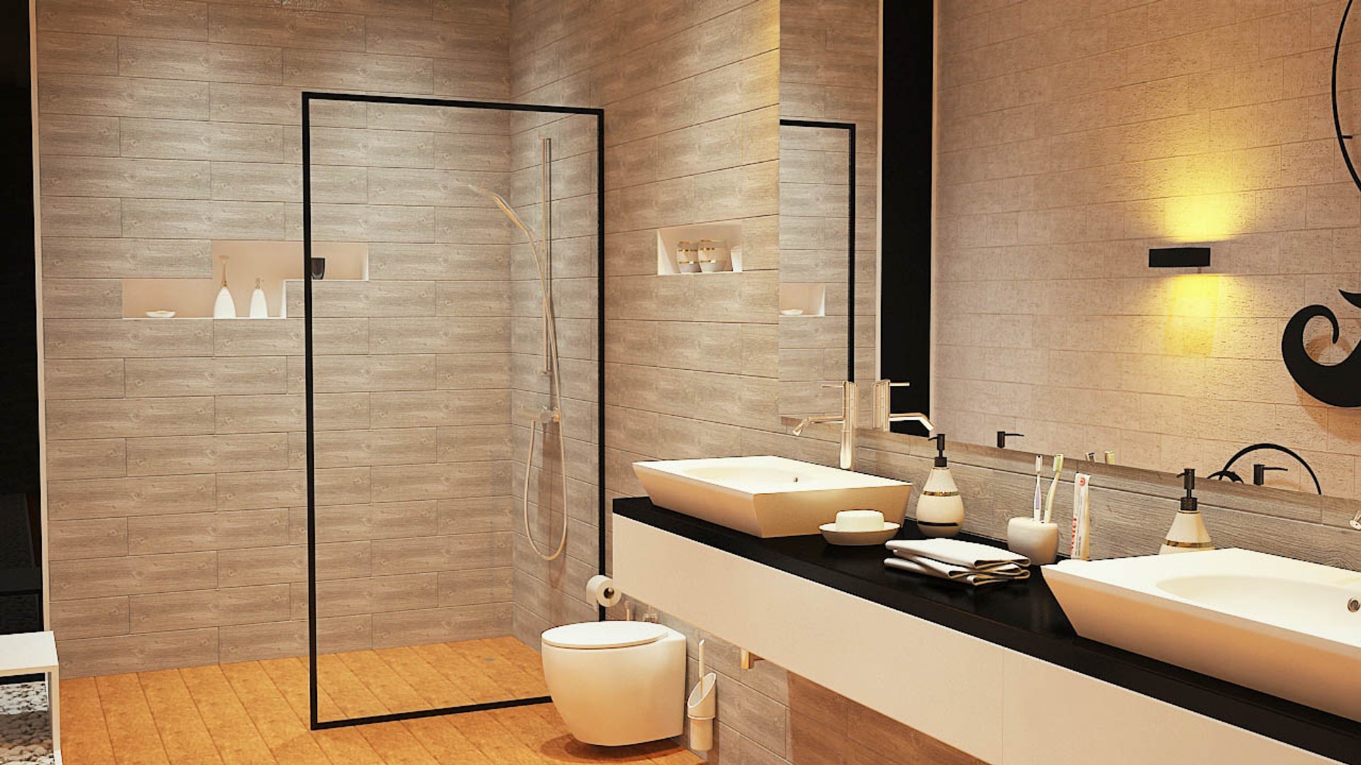 Bathroom modern bath 3D model - TurboSquid 1203660