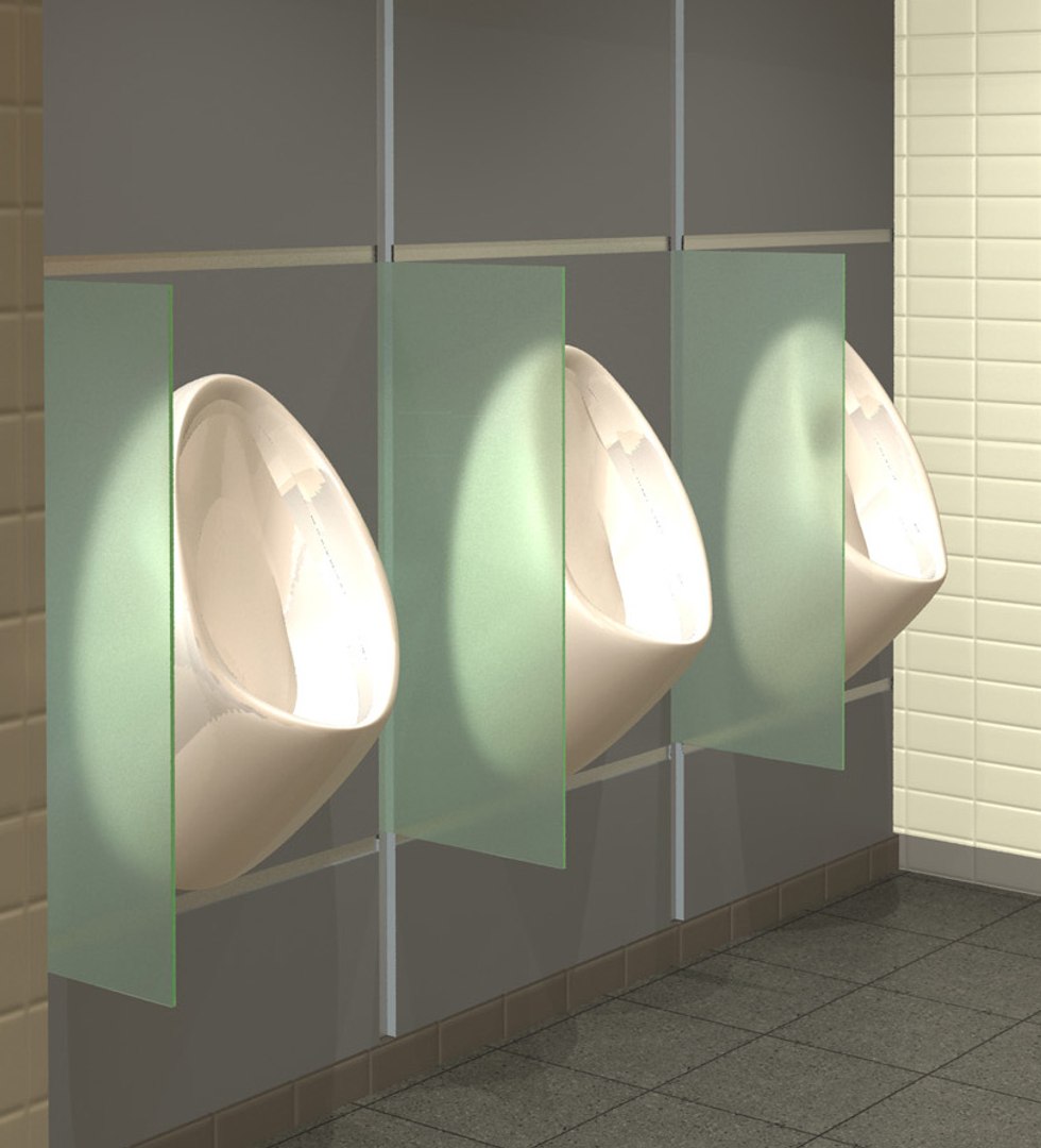 Mens Urinal 3d Model