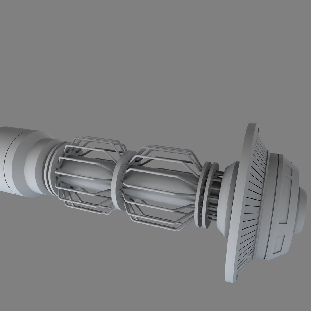 3d sci-fi shield generator b model