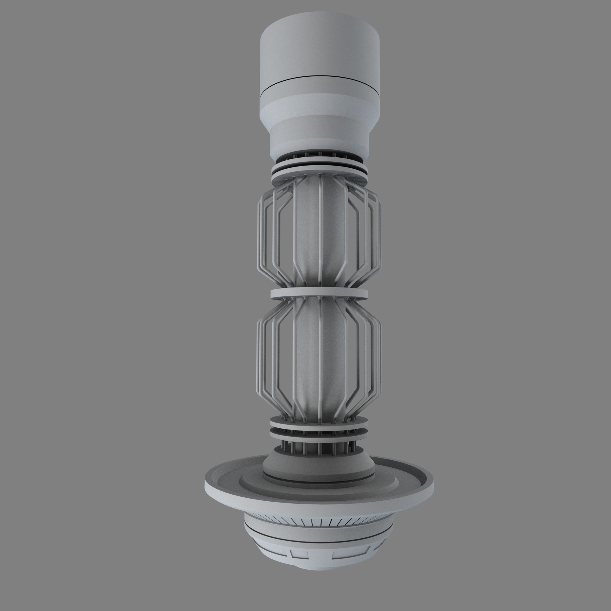 3d sci-fi shield generator b model