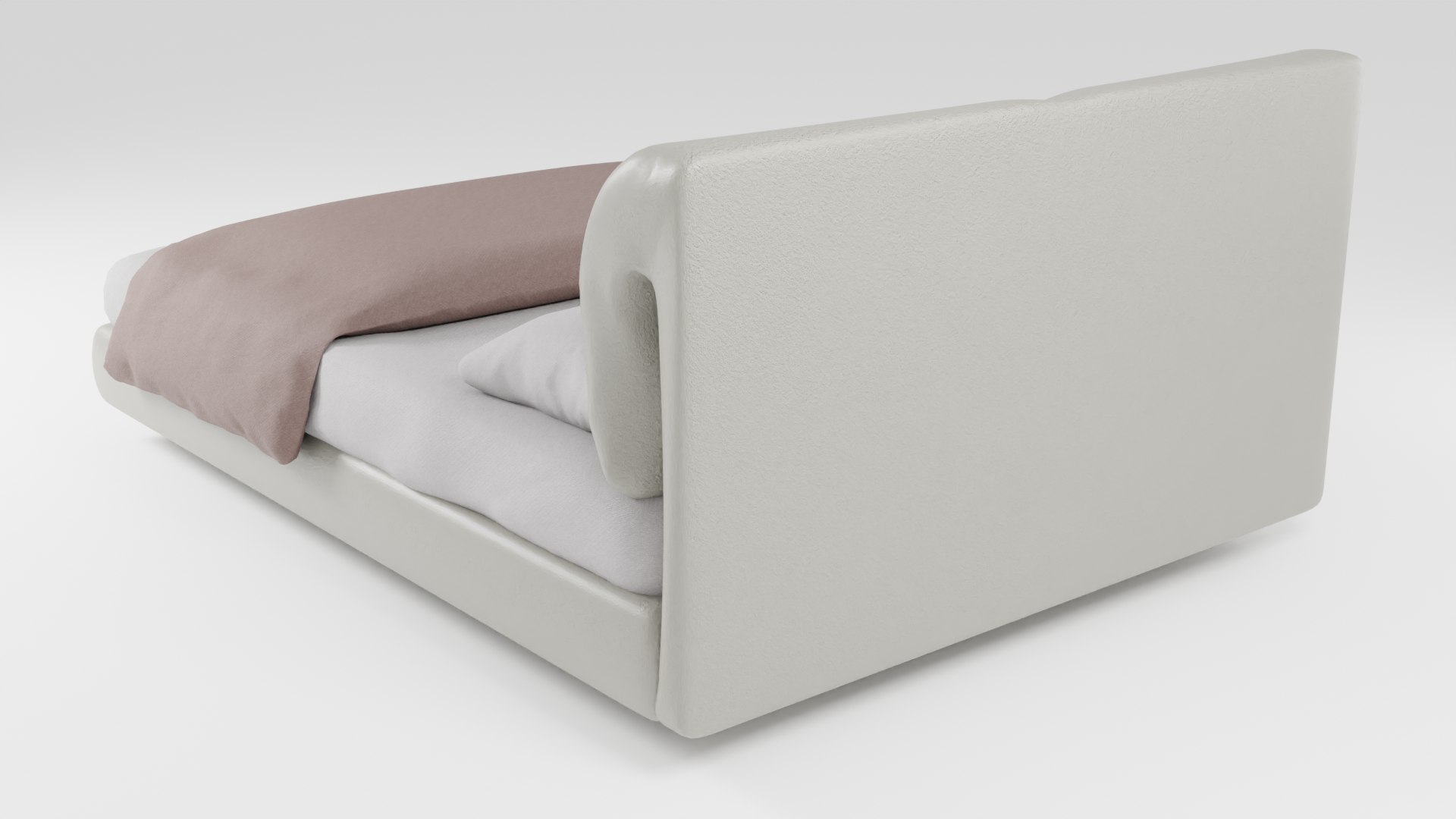 3D Model Airy Modern And Luxurious Double Bed - TurboSquid 2277305