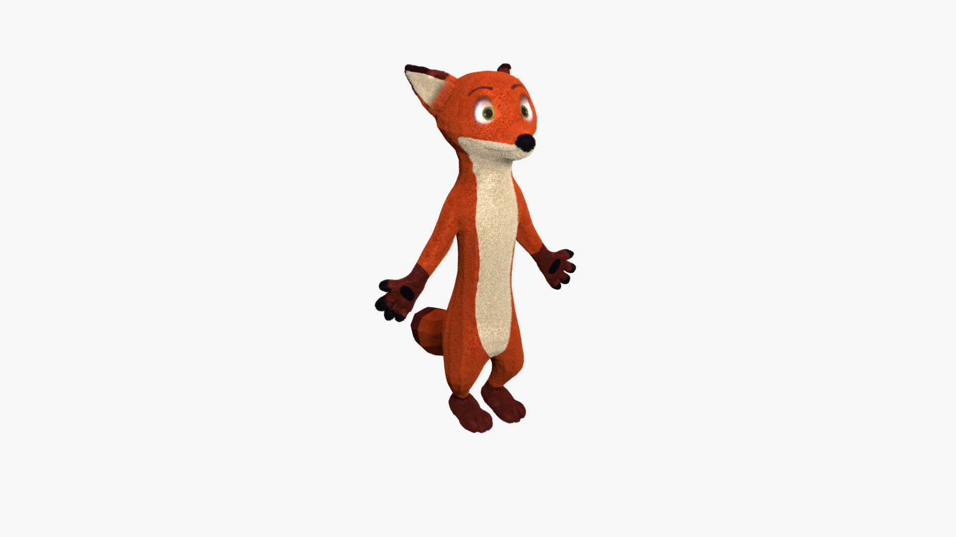 3D Nick Wilde - TurboSquid 1449335