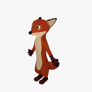 Cartoon Fox 3D Models for Download | TurboSquid