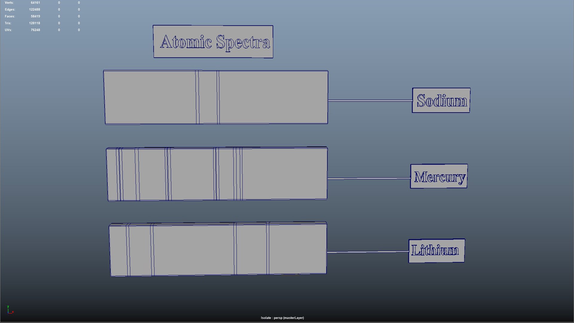 Atomic Spectra 3D - TurboSquid 2215777