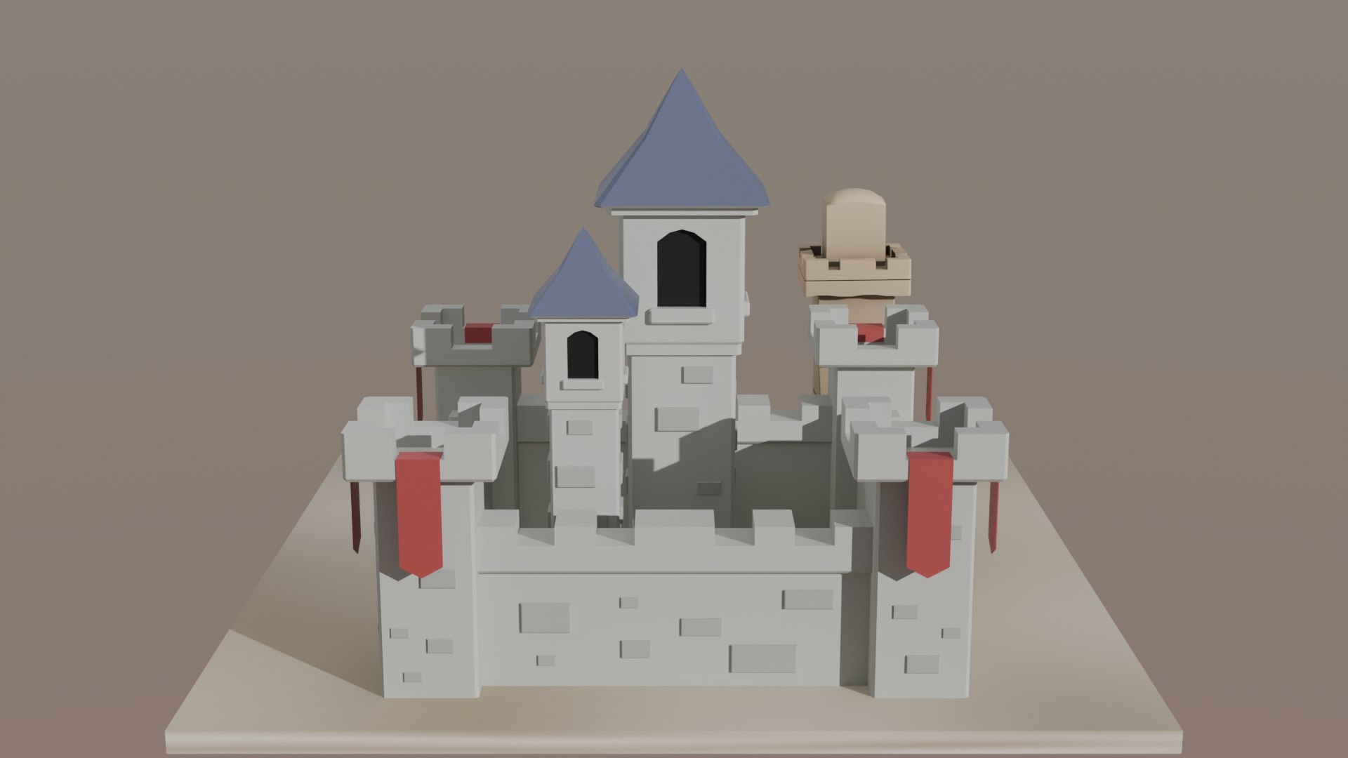 Medieval Castle And Tower 3D Model - TurboSquid 2207338