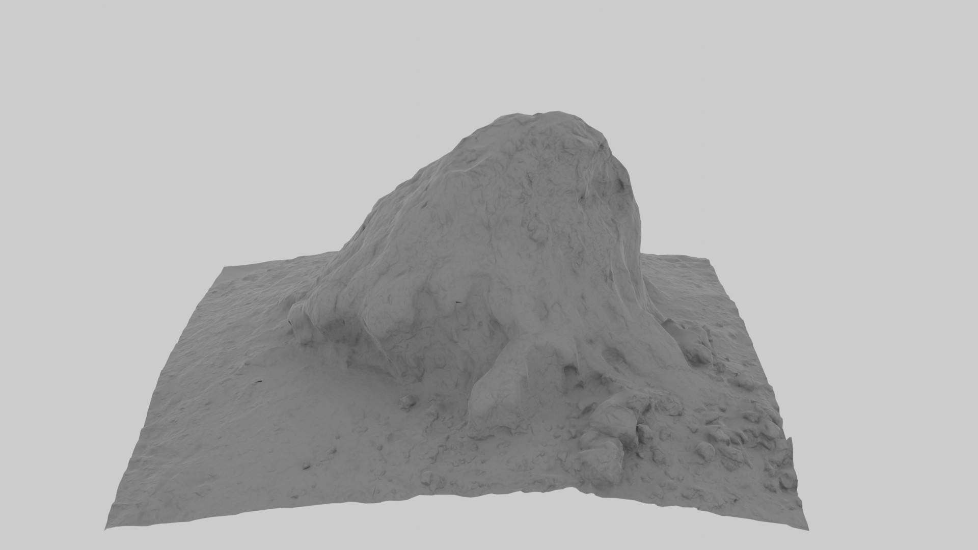 Namibian Termite Nest Mound 02 - Scan 3D model - TurboSquid 2028400