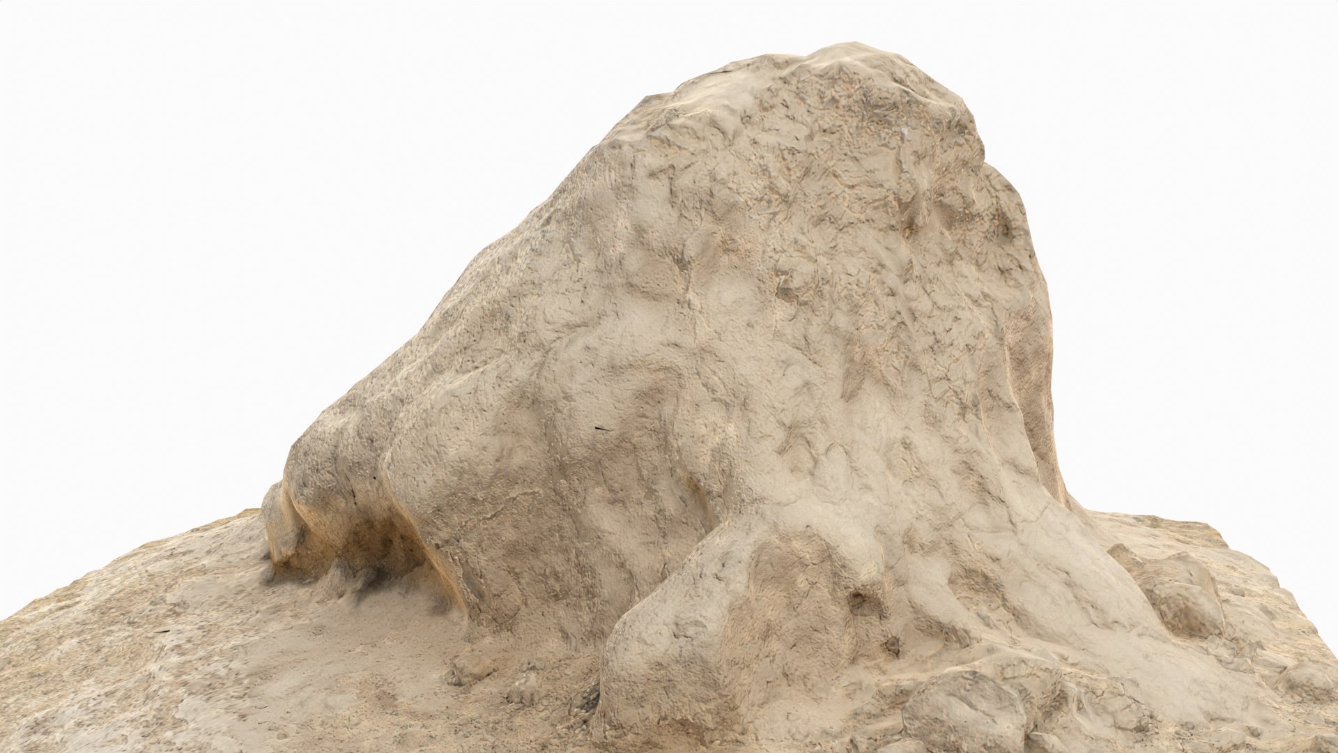 Namibian Termite Nest Mound 02 - Scan 3D Model - TurboSquid 2028400