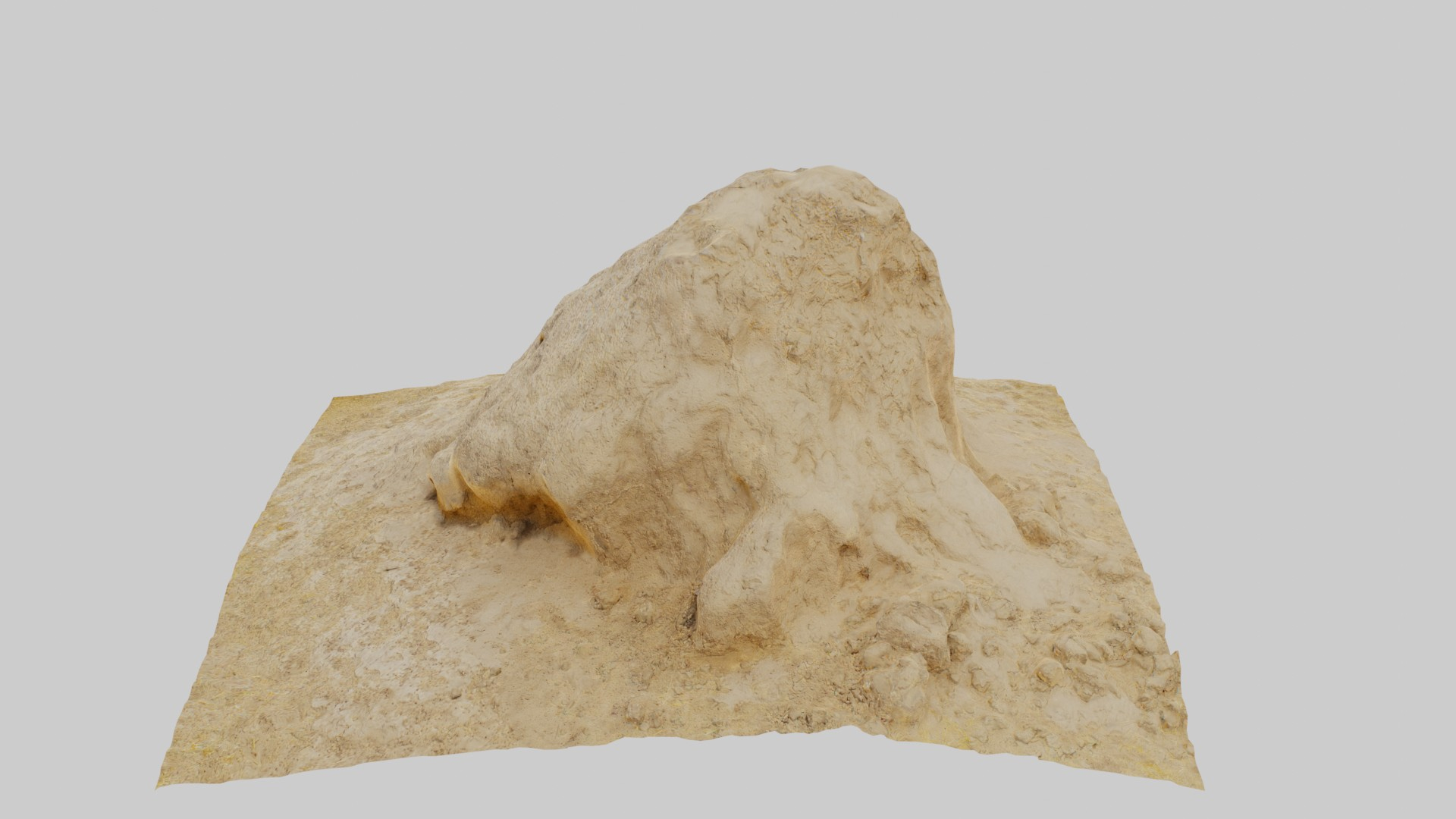 Namibian Termite Nest Mound 02 - Scan 3D model - TurboSquid 2028400