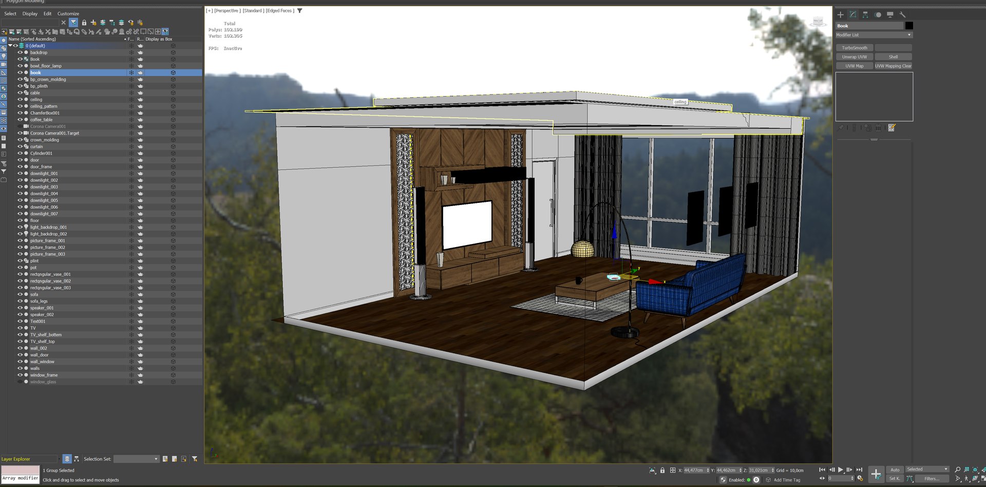 Interior Room 3D Model - TurboSquid 2013063