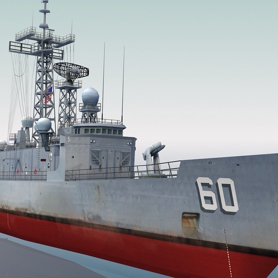 uss rodney m davis 3d max