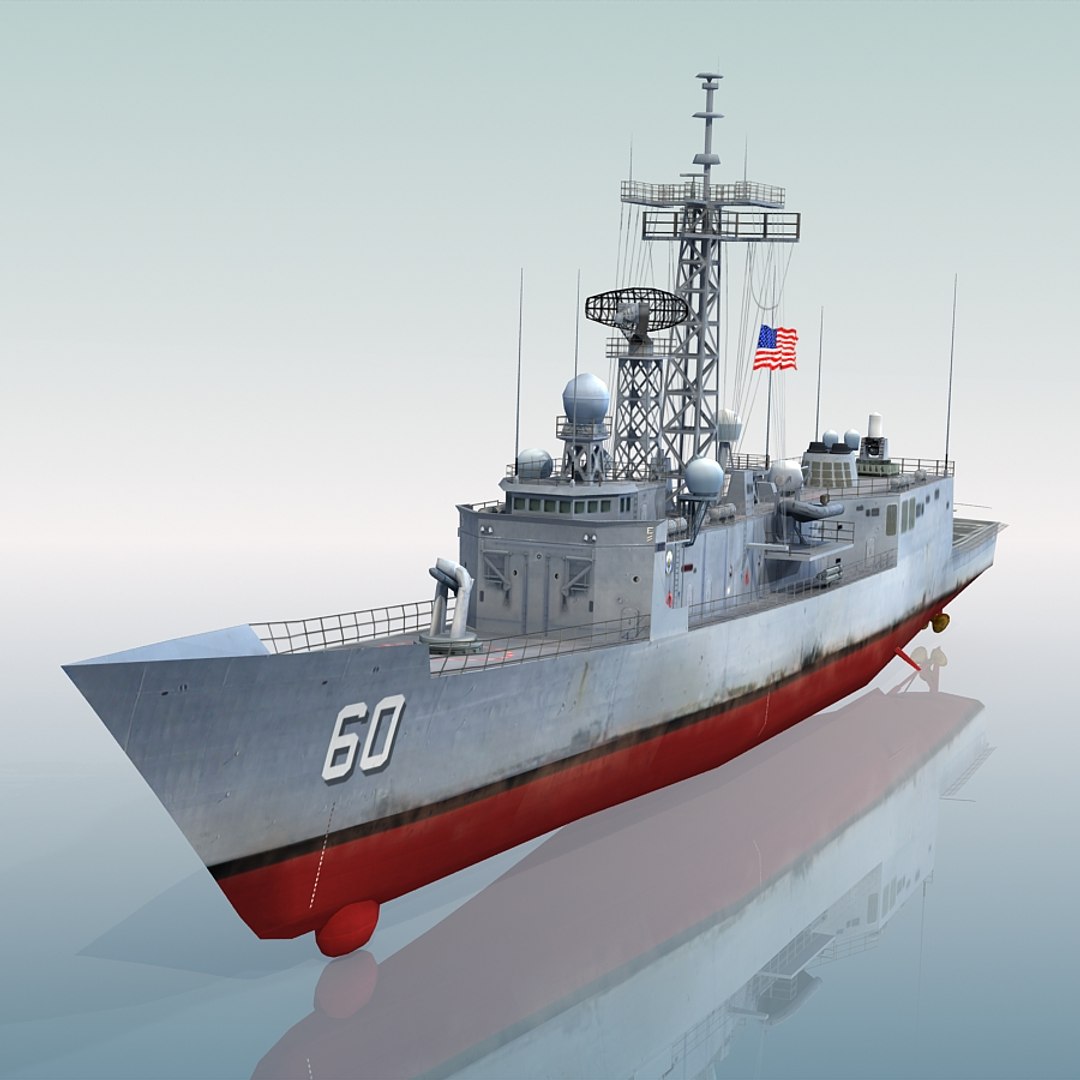 uss rodney m davis 3d max