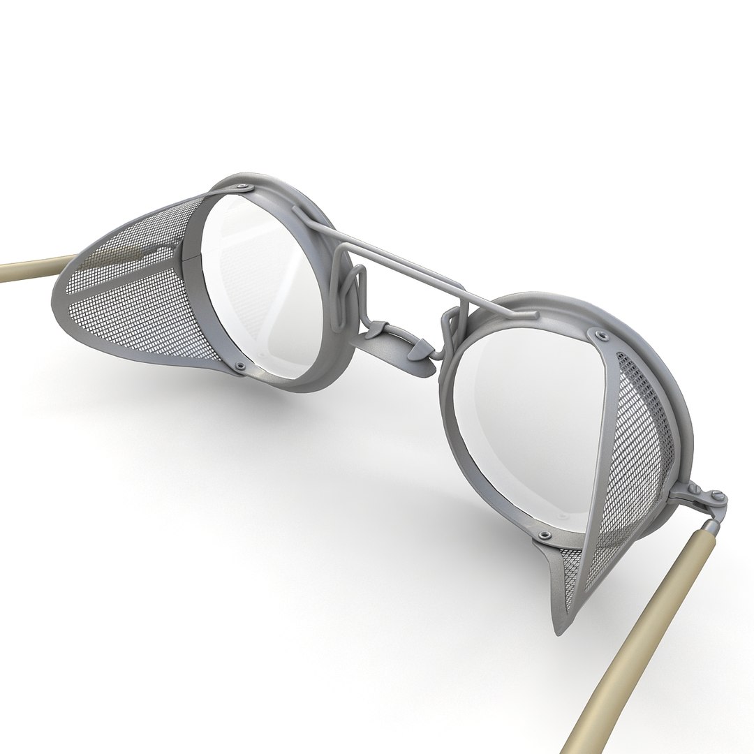 Retro Safety Glasses 3d 3ds