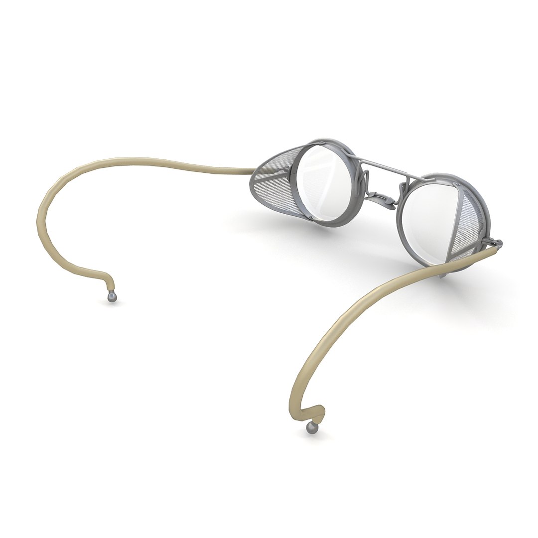 Retro Safety Glasses 3d 3ds