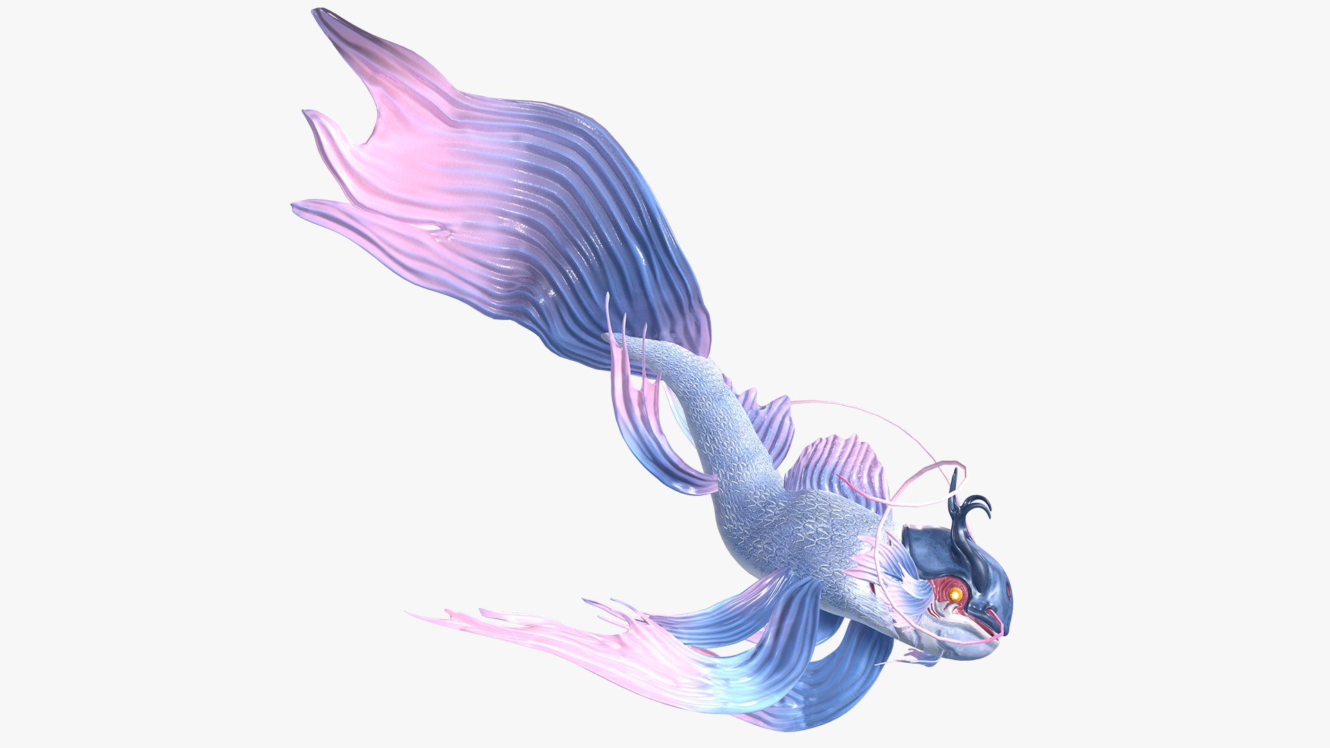 3D Legendary Fish Creature - TurboSquid 2121667