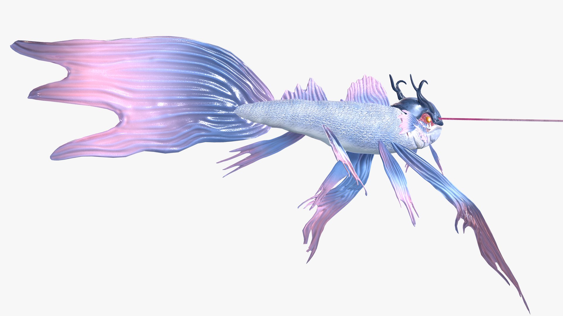 3D Legendary Fish Creature - TurboSquid 2121667