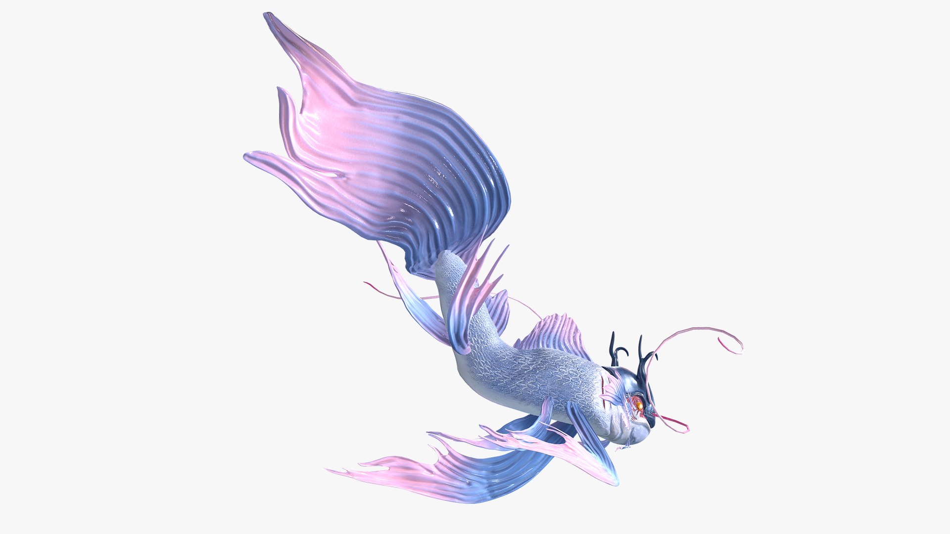 3D Legendary Fish Creature - TurboSquid 2121667