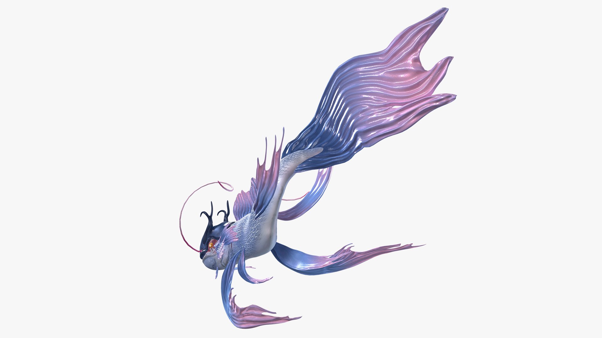 3D Legendary Fish Creature - TurboSquid 2121667