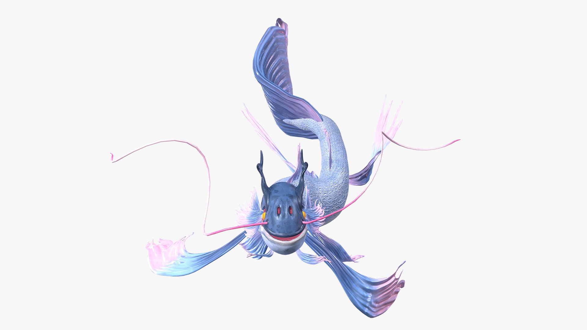 3D Legendary Fish Creature - TurboSquid 2121667