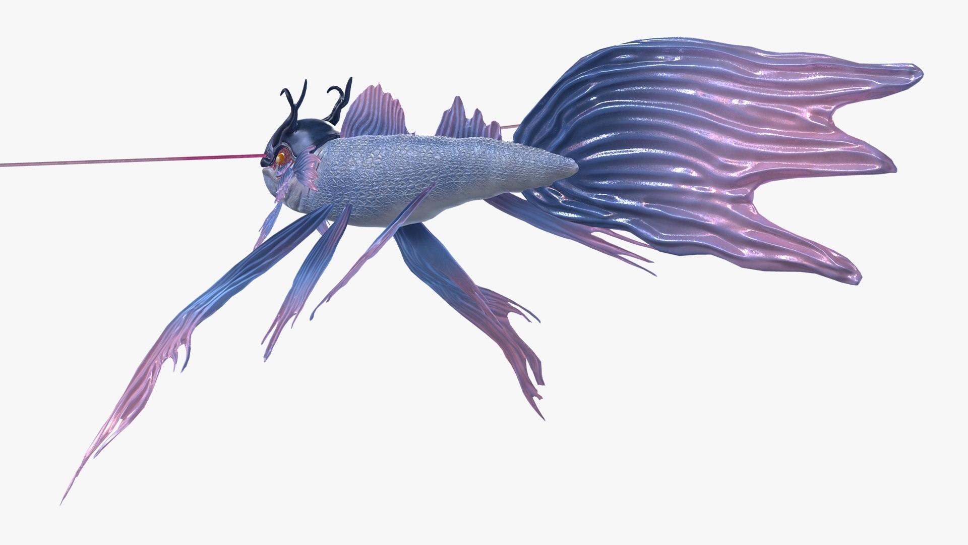 3D Legendary Fish Creature - TurboSquid 2121667